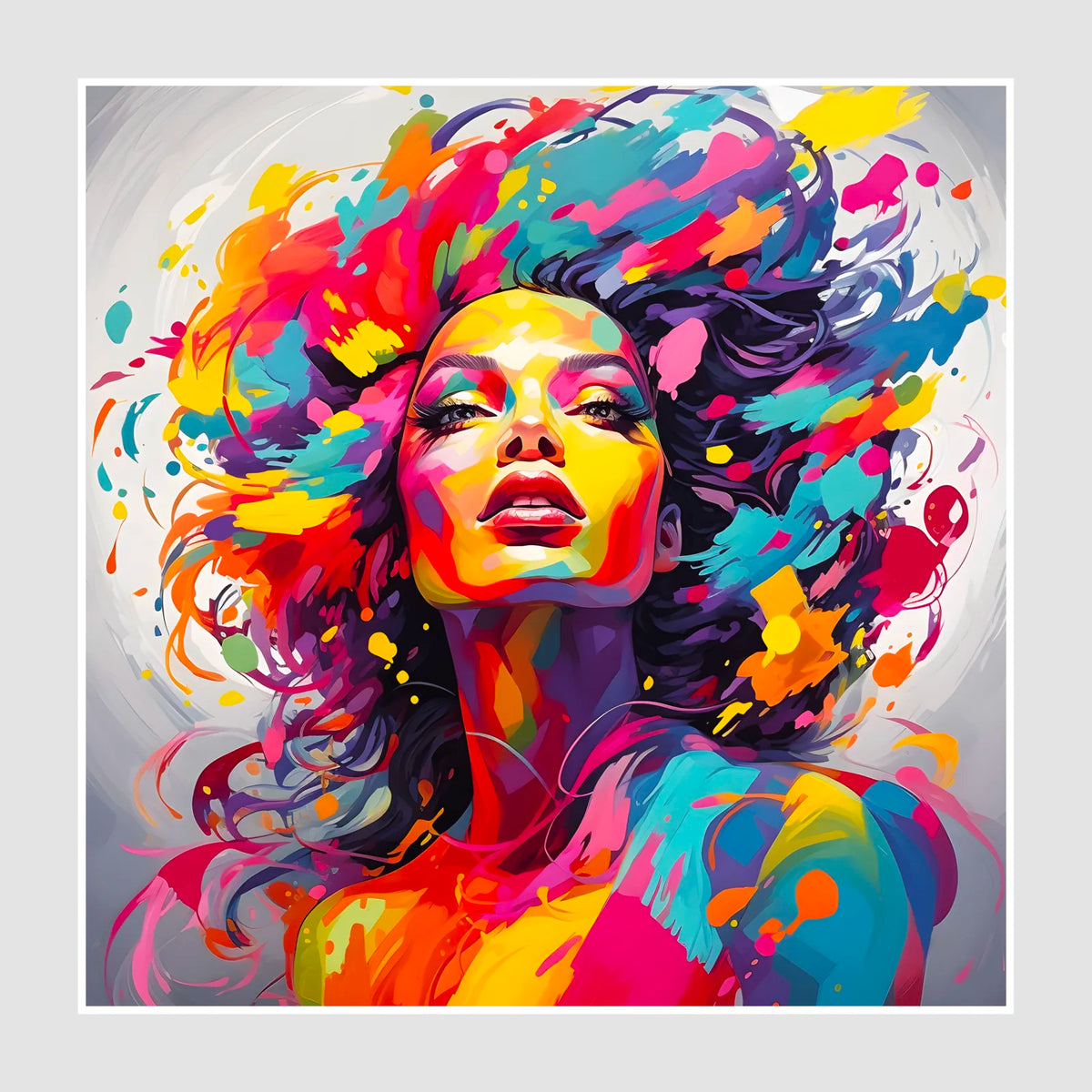 Paint Splash Explosion Of Colour Art Print – Jazz It Up Interiors