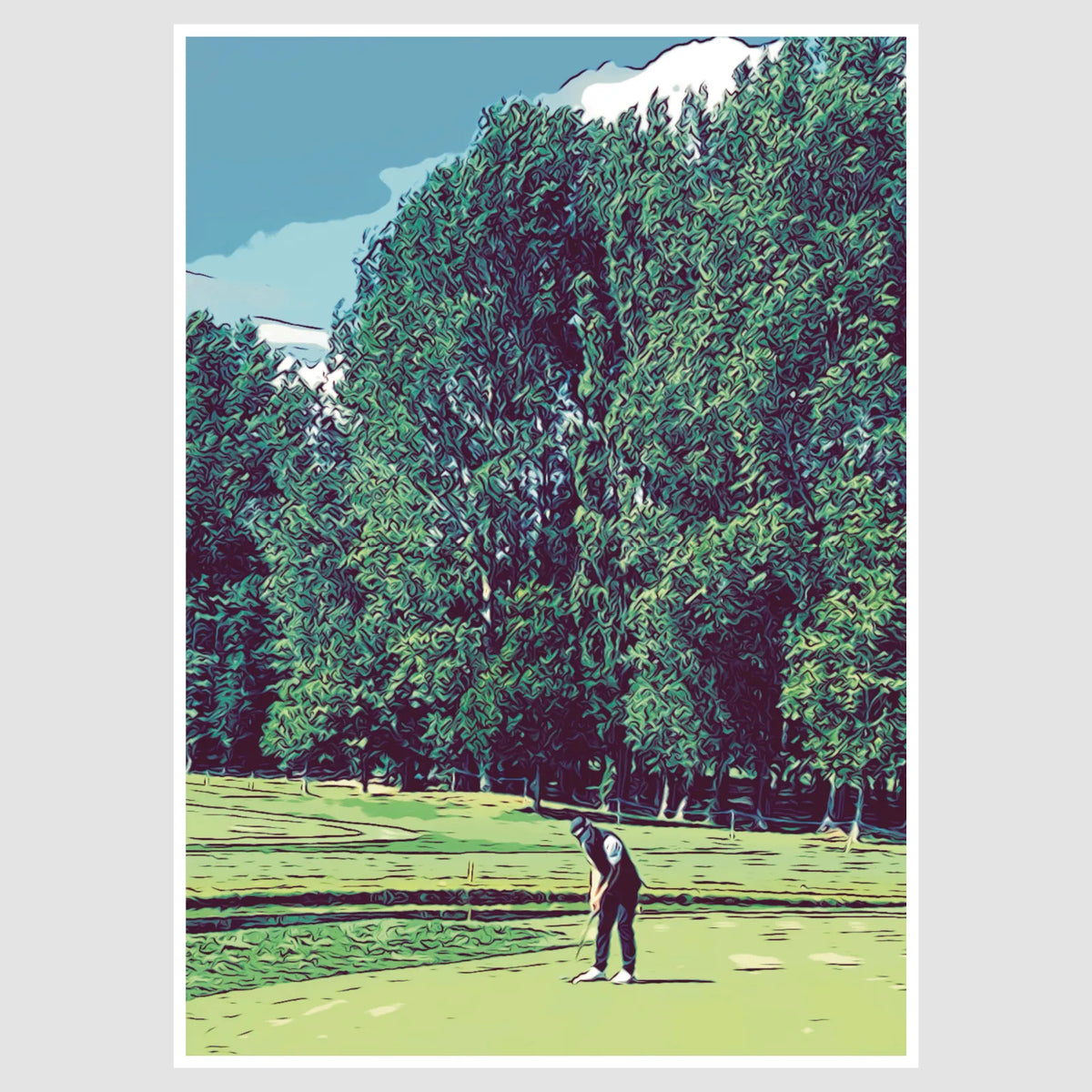 The Perfect Putt Art Print – Jazz It Up Interiors