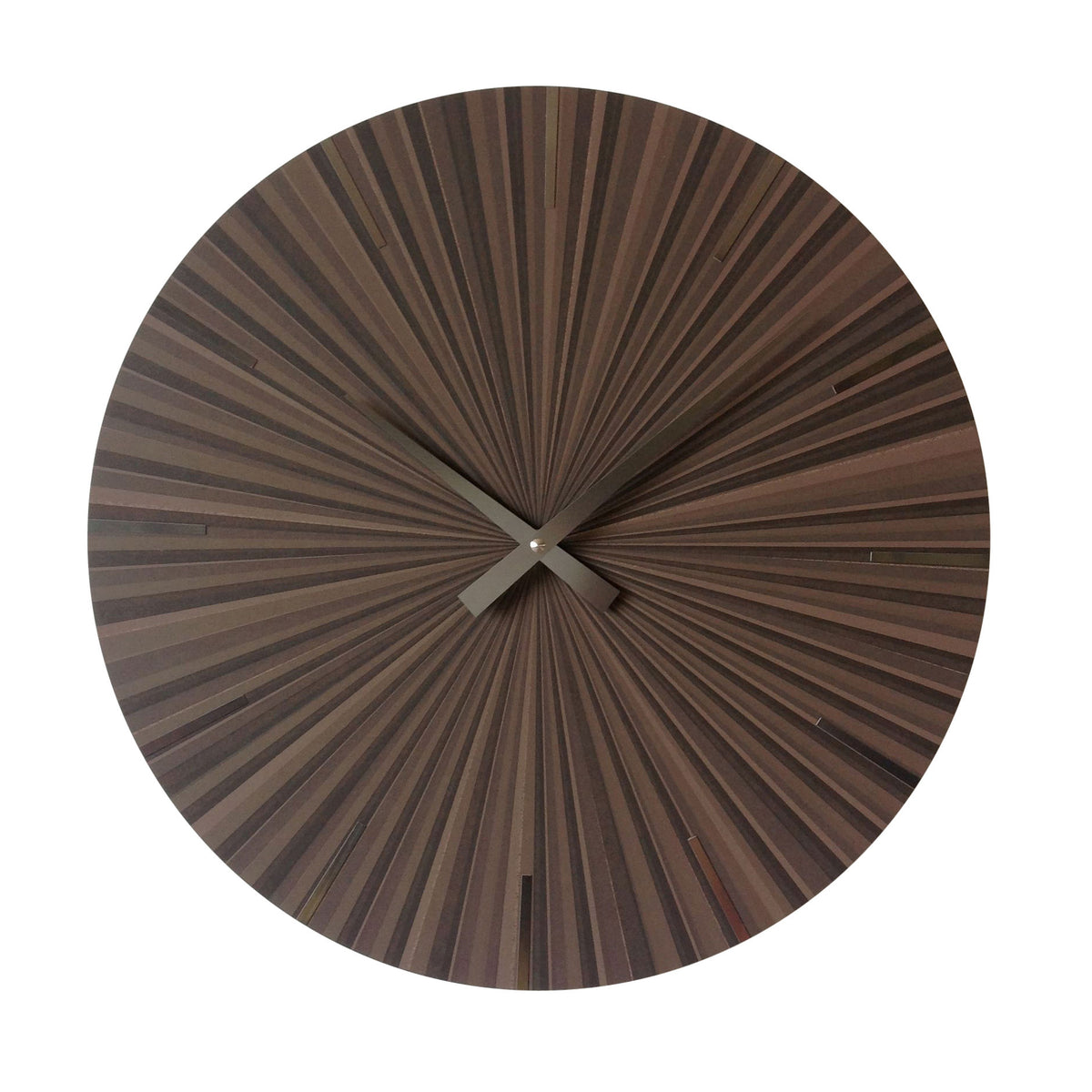 Brown Spectrum Handmade Wall Clock – Jazz It Up Interiors