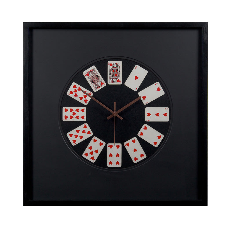 Straight Flush Playing Card Clock – Jazz It Up Interiors